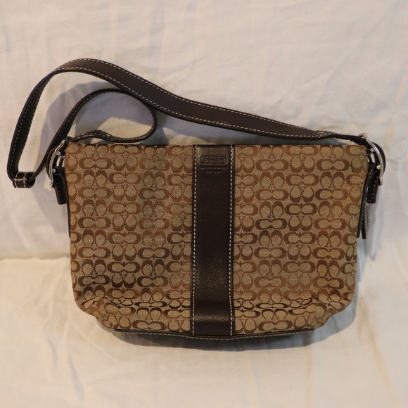 Coach | Bags | Vintage Coach Monogram Shoulder Bag | Poshmark